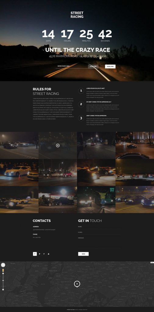 Car Racing Templates Archives - Zemez HTML