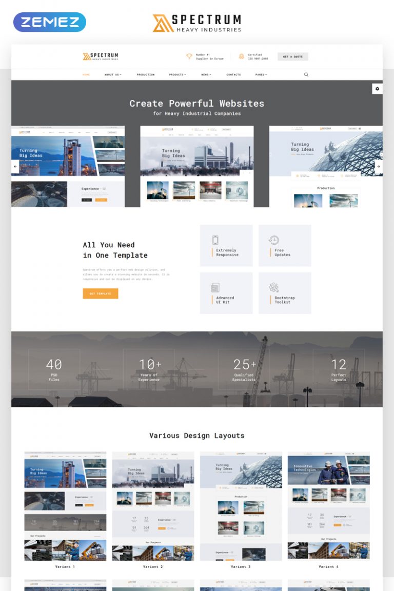 Designer Portfolio Templates Archives - Zemez HTML