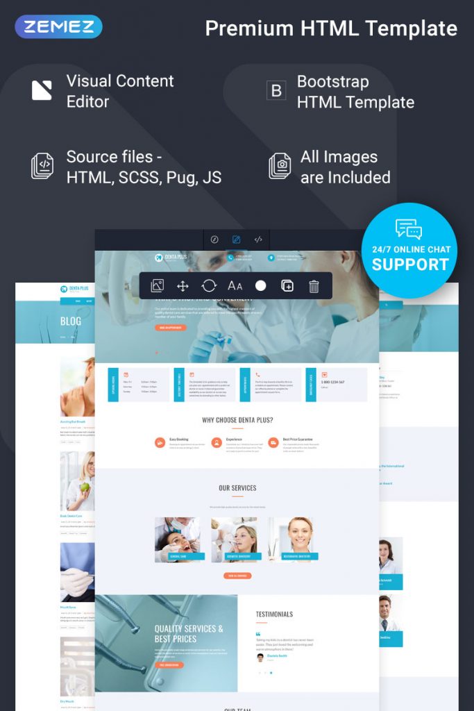 Dentistry Templates Archives - Zemez HTML