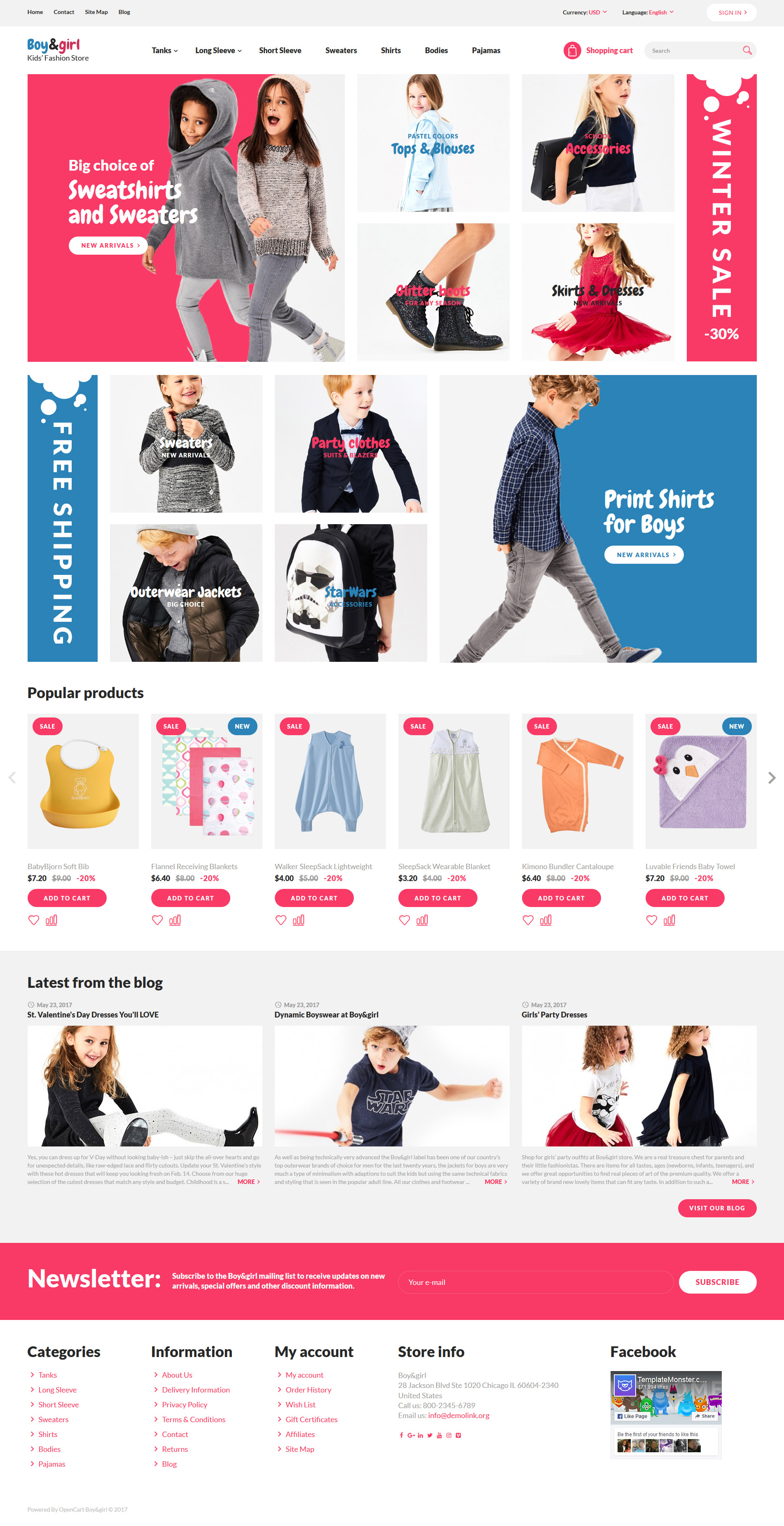 Fashion Store Templates Archives Zemez OpenCart