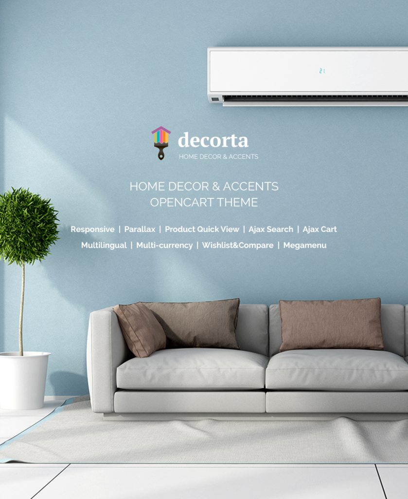 Home Decor Template Responsive OpenCart Template - Zemez OpenCart