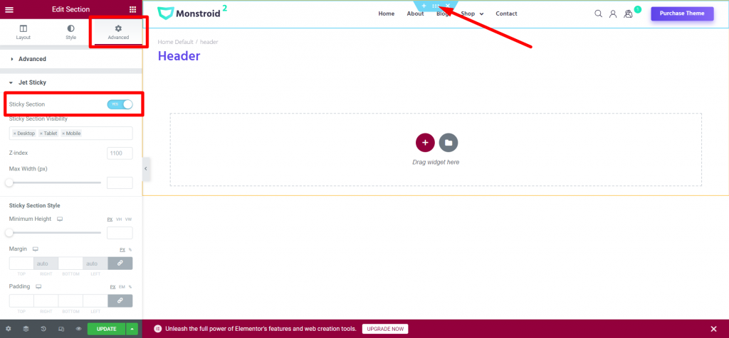 How To Enabledisable Sticky Menu In Wordpress In Some Clicks 1195