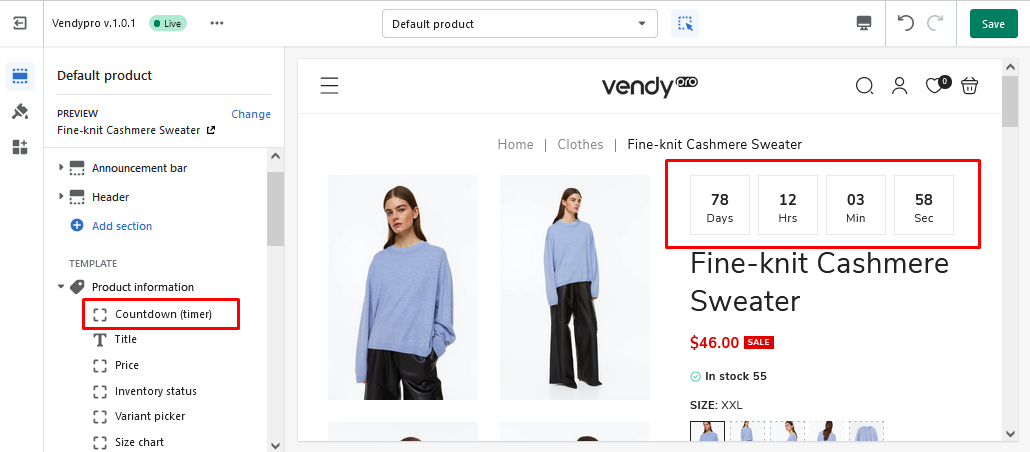 How To Add A Product Timer Countdown In Shopify Using Metafields Zemez Support