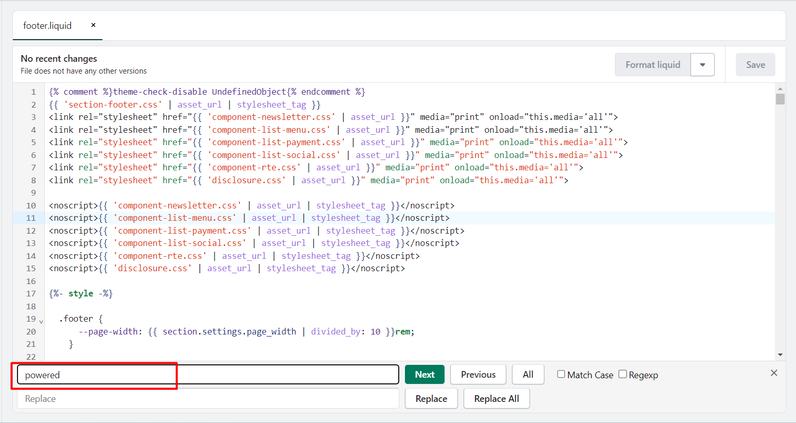 How to remove powered by Shopify? - Zemez Support