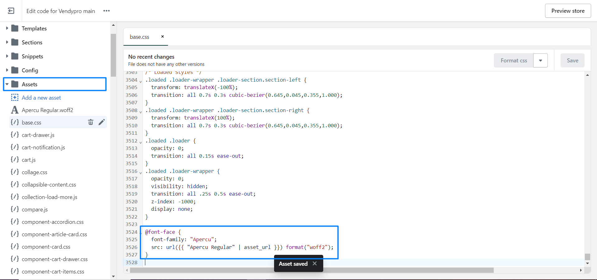 How To Add A Custom Font To The Shopify Template Zemez Support