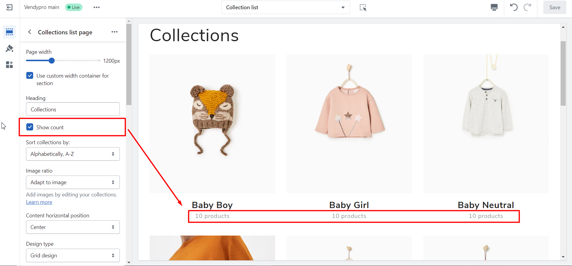 How To Manage Collection List Page In Shopify Zemez Support