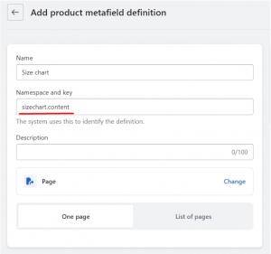 How to Manage Different Size Chart Popup for the Product Page