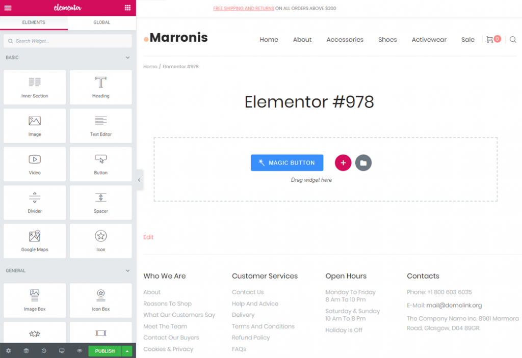 Learn how to build your own custom shop page with Elementor