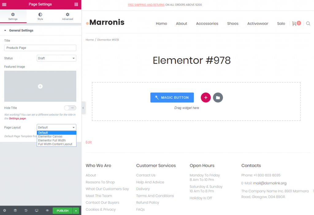 Learn how to build your own custom shop page with Elementor