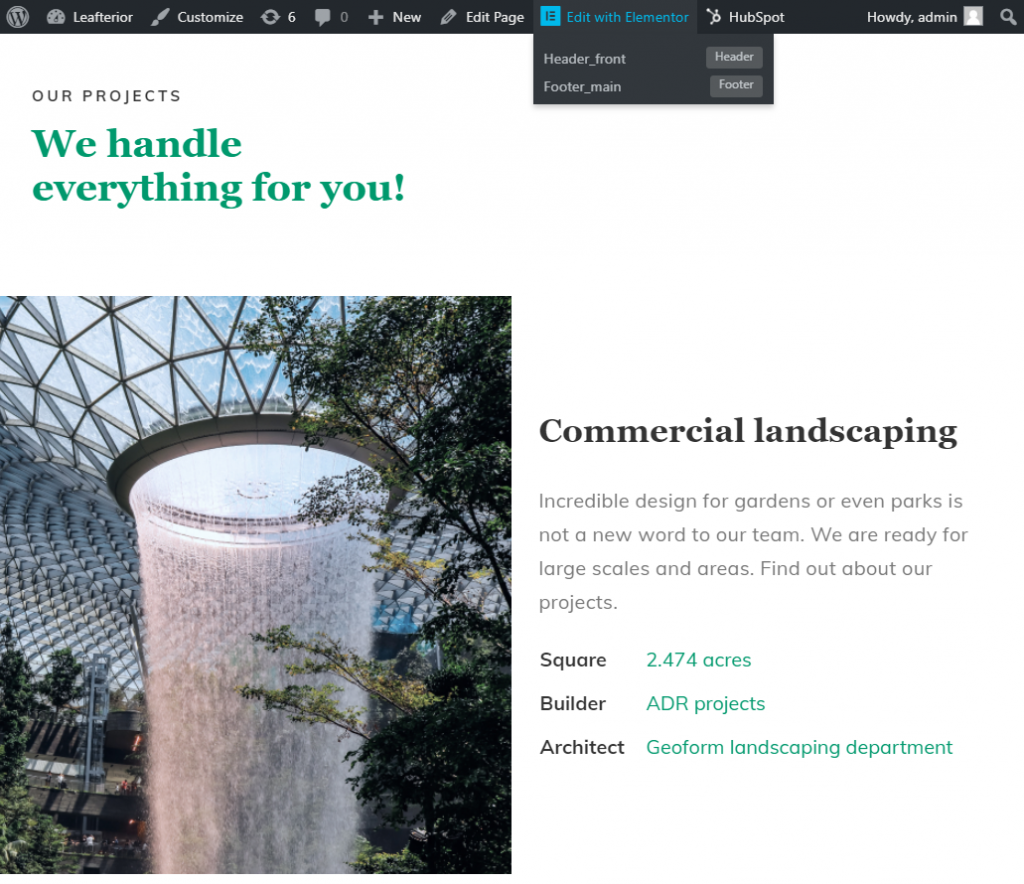 Implement custom additional CSS features with the help of Elementor