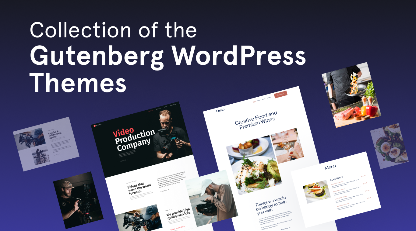 Gutenberg WordPress Themes Collection from Zemez Team