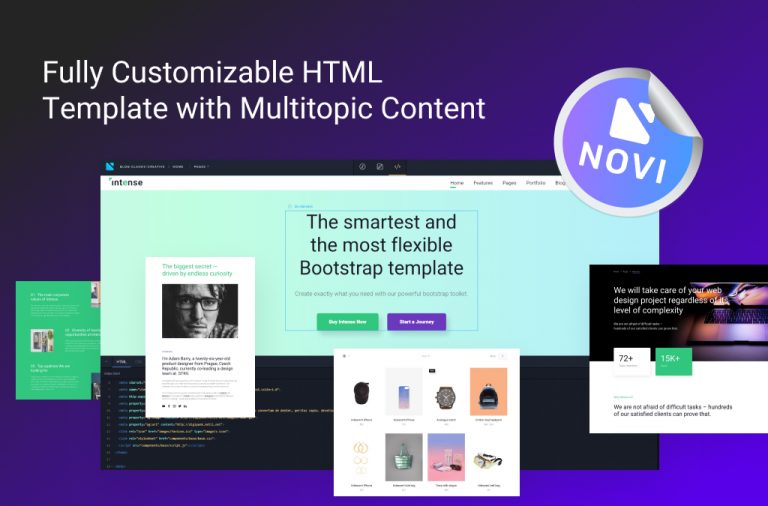 The Best Multipurpose HTML Template for Websites & Stores - Zemez