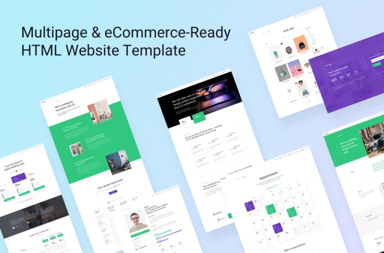 The Best Multipurpose HTML Template for Websites & Stores - Zemez